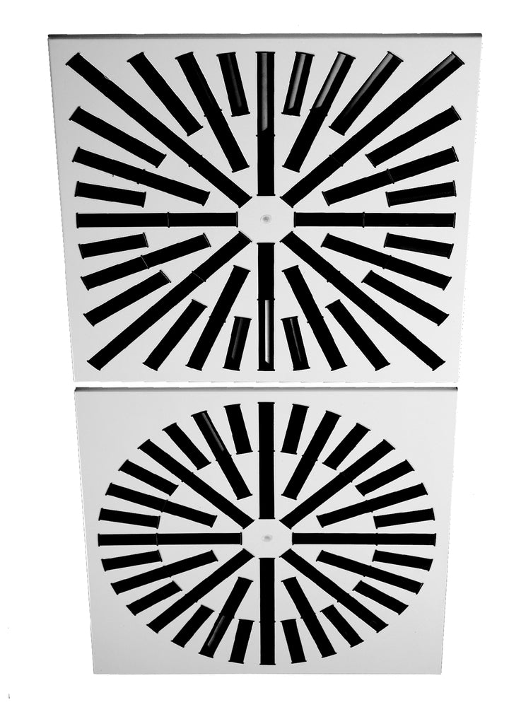 Schako Drallauslass (Zuluft) Typ DQJA-SR-Z-VM, 625mm, RAL9010 – Markus ...