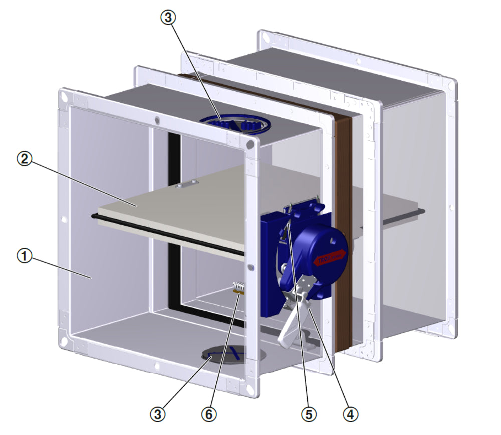 Trox Brandschutzklappe FK2-EU/DE/1000x800x500/Z03 – Markus Späth GmbH